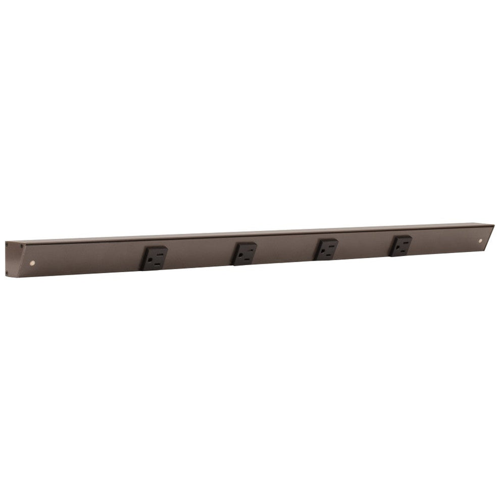 Task Lighting Slim 30" Under Cabinet Power Strip with Four Outlets ...