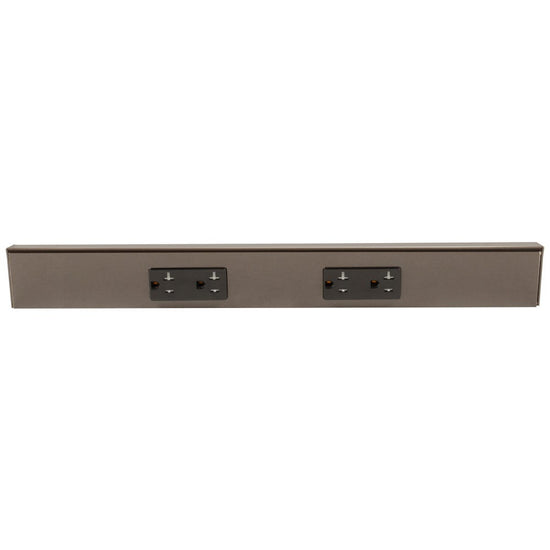 18" Tamper Resistant Two Outlet Under Cabinet Power Strip ...